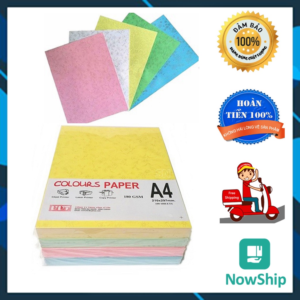 Bìa Thơm A4 ĐL180gsm (100 tờ) , ĐL 80gsm (250 tờ) (Giấy Bìa Thơm Hoa Vân) | Shopee Việt Nam