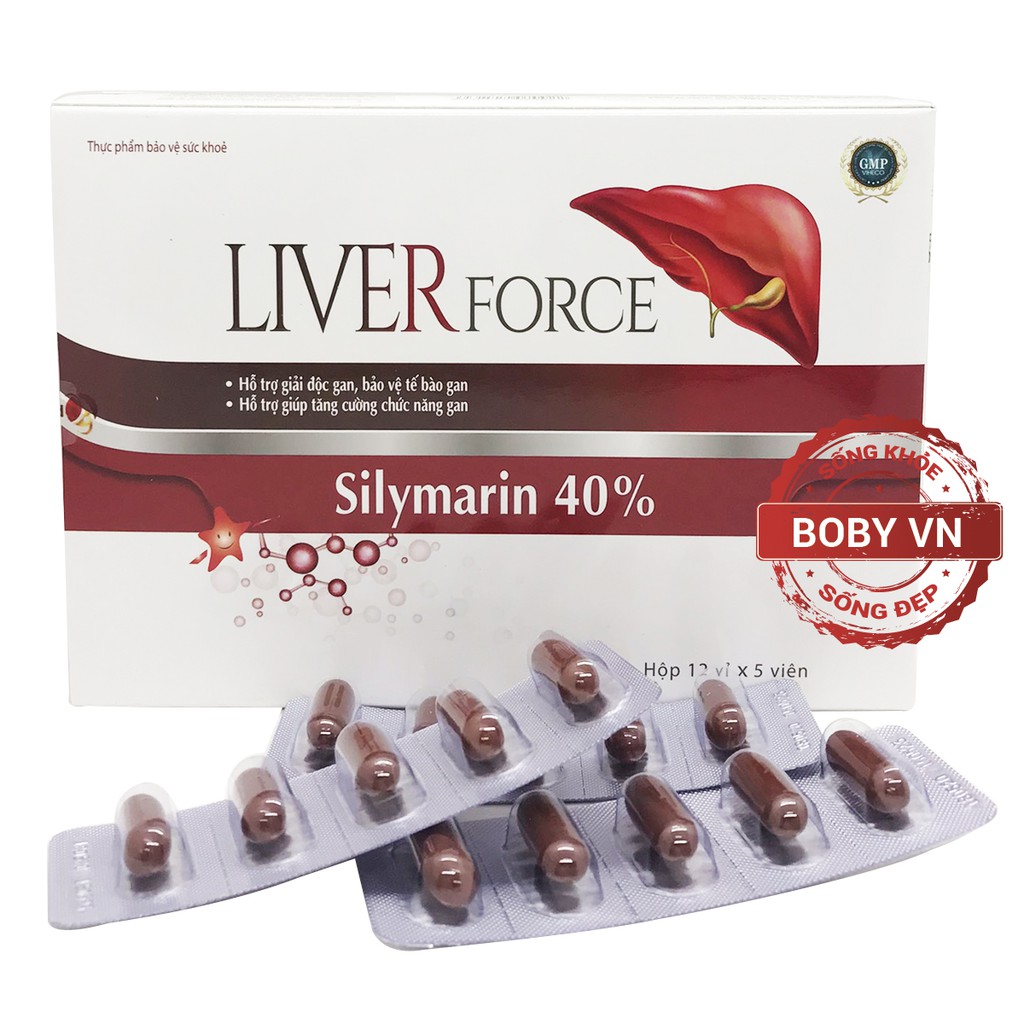 Liver force tăng cường chức năng gan (Hộp 12 vỉ x 5 viên) | Shopee Việt Nam