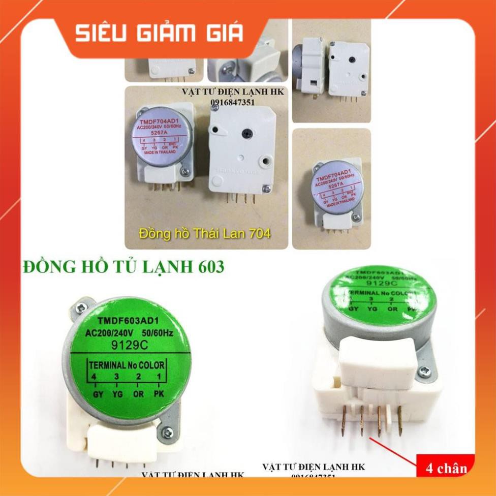 Đồng hồ rơ le thời gian cho tủ lạnh 603 704 706 Timer Thái lan | Shopee ...