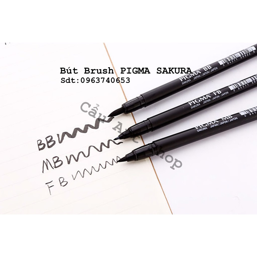 BÚT BRUSH LINE CHUYÊN NGHIỆP PIGMA SAKURA® | Shopee Việt Nam