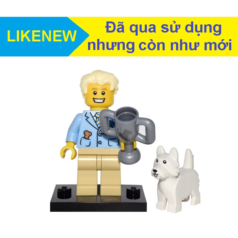 Nhân vật Lego Minifigures Series 16 Dog Show Winner 71013-12 | Shopee ...