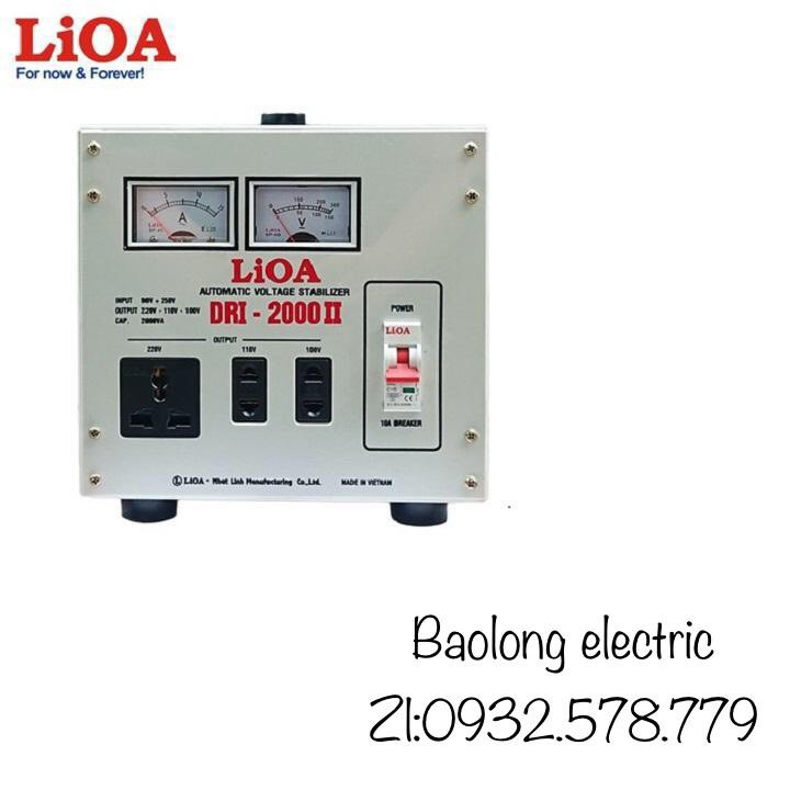 ỔN ÁP LIOA DRI 2000II 2KVA,BIẾN THẾ 200V XUỐNG 110V DẢI ĐIỆN 90V-250V | Shopee Việt Nam