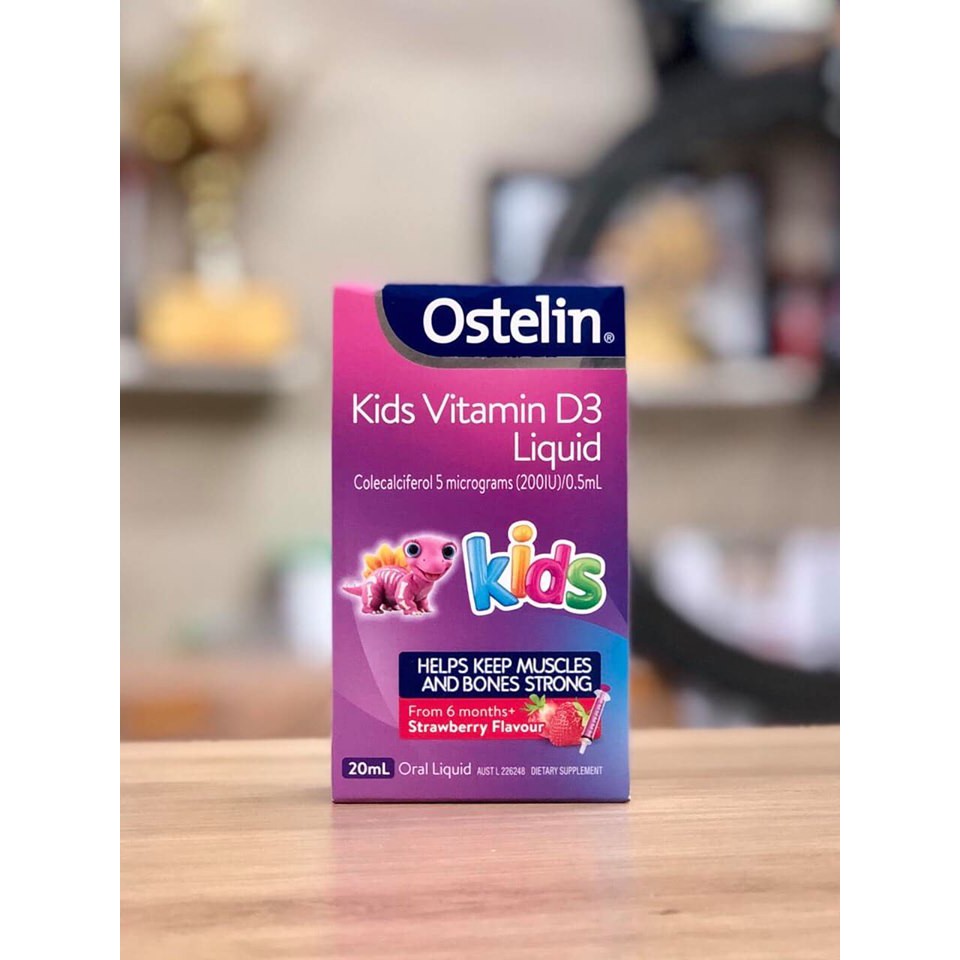 Vitamin D3 Ostelin Liquid 20ml (date t12/2021) | Shopee Việt Nam