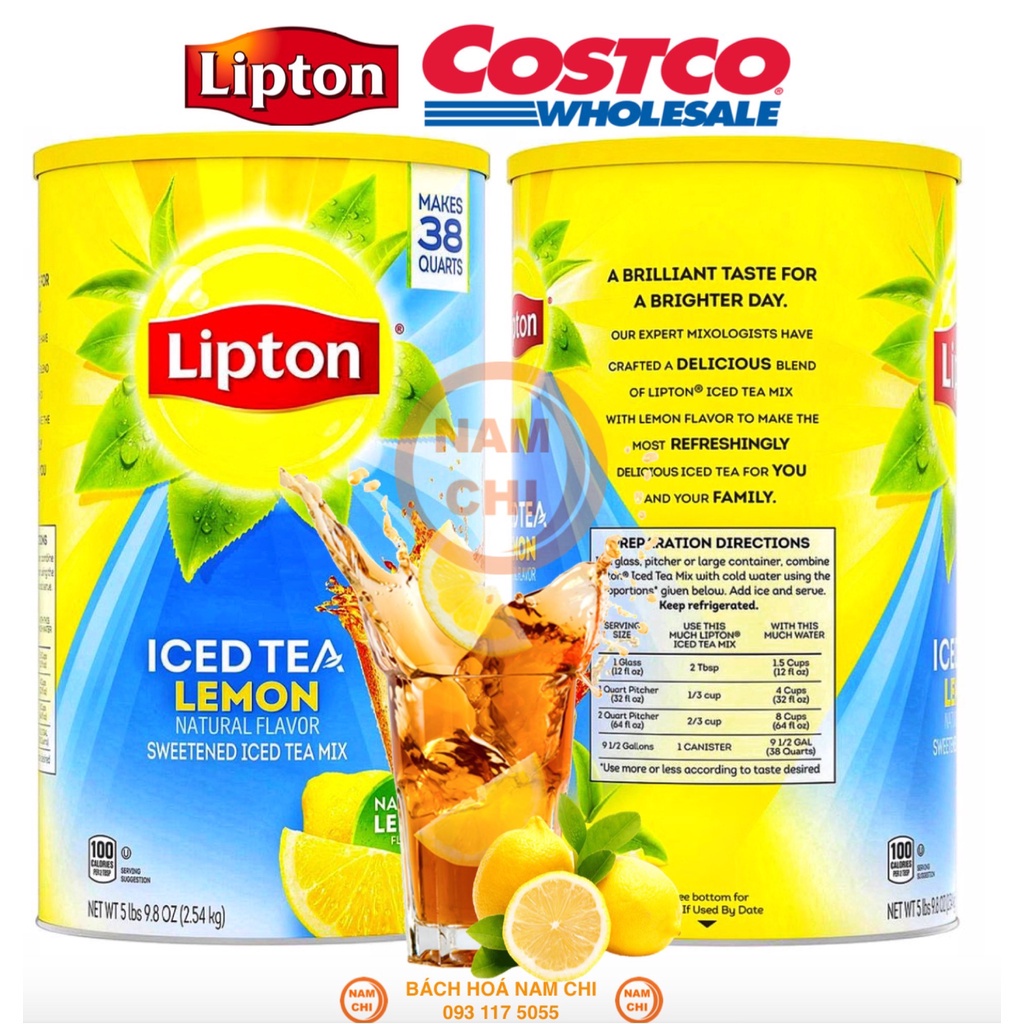 [LON 2.54kg] Trà Chanh LIPTON Mỹ 2.54kg - Hàng Chính Hãng | Shopee Việt Nam