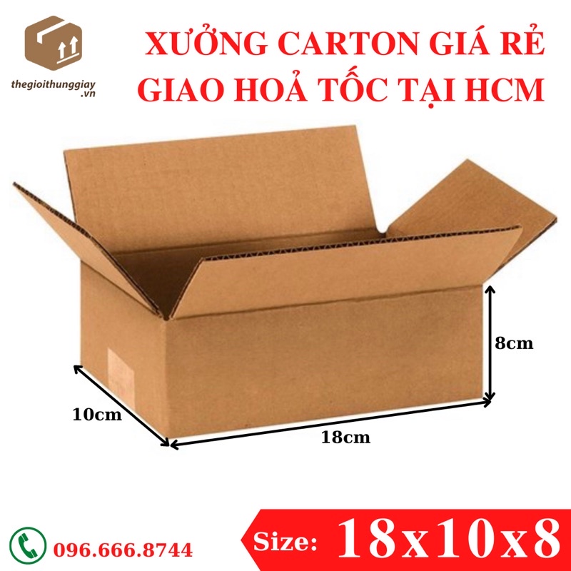 18x10x8 hộp giấy carton đóng hàng shipcod online | Shopee Việt Nam