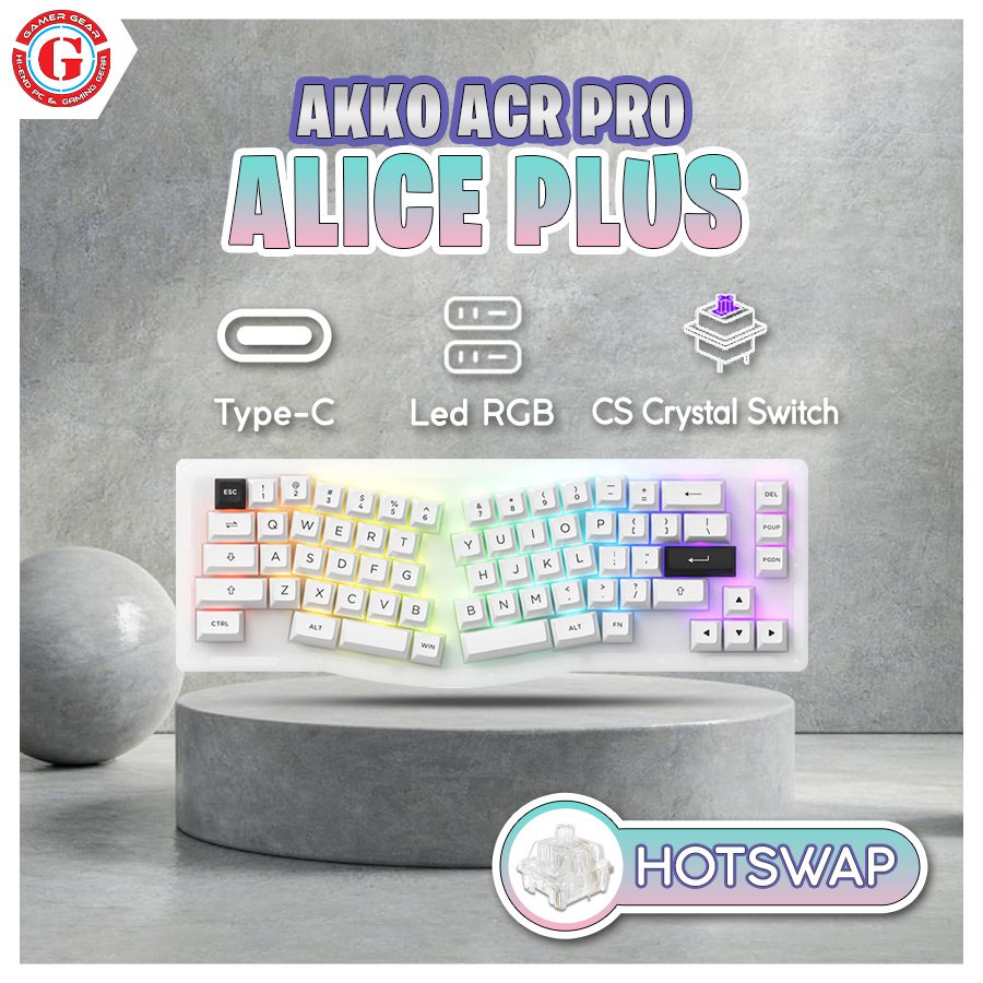 Bàn phím AKKO ACR Pro Alice Plus | Shopee Việt Nam