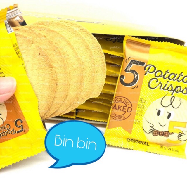 Bánh khoai tây lát potato 540g (30 gói) | Shopee Việt Nam