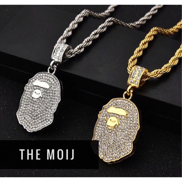 Dây chuyền Bape - Chain Bape Silver | Shopee Việt Nam