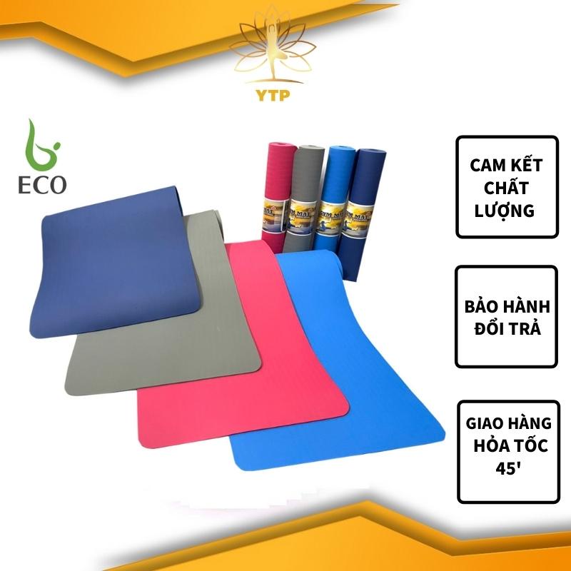 Thảm Tập Yoga LYPRO EVA Loại 1 Dày 6mm Mặt Thảm 2 Màu Hàng VNXK Siêu ...