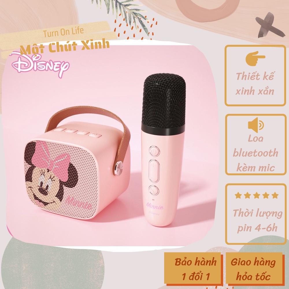 New2022 Loa mic bluetooth karaoke DISNEY LAND MK 255 mẫu mini dễ thương ...