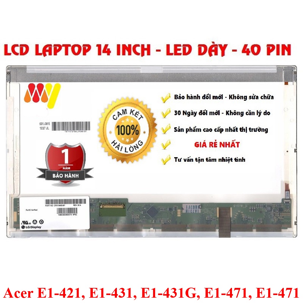 Màn hình laptop Acer E1-421, E1-431, E1-431G, E1-471, E1-471G | Shopee Việt Nam