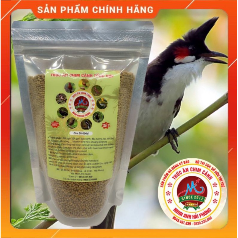 Cám Chim Tổng Hợp Minh Anh Số 1 Sử Dụng Cho Các Dòng Chim Cảnh (500g ...