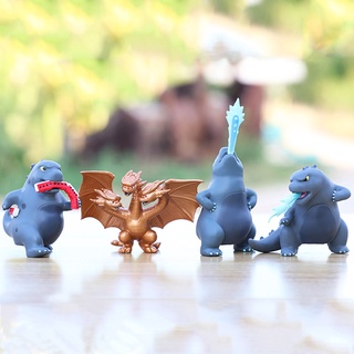 Mô hình Bộ 12 Fat Godzilla Ghidorah Mập Chibi dễ thương | Shopee Việt Nam