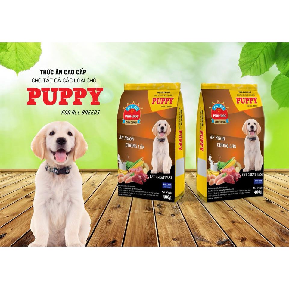 Thức Ăn Cho Chó Con Pro Dog Puppy Bao 10kg - KPETMART - Thức Ăn Hạt Cho ...