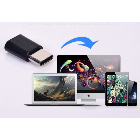 Chitengyesuper Micro USB Female to Type-c USB-C Male Adapter Converter ...