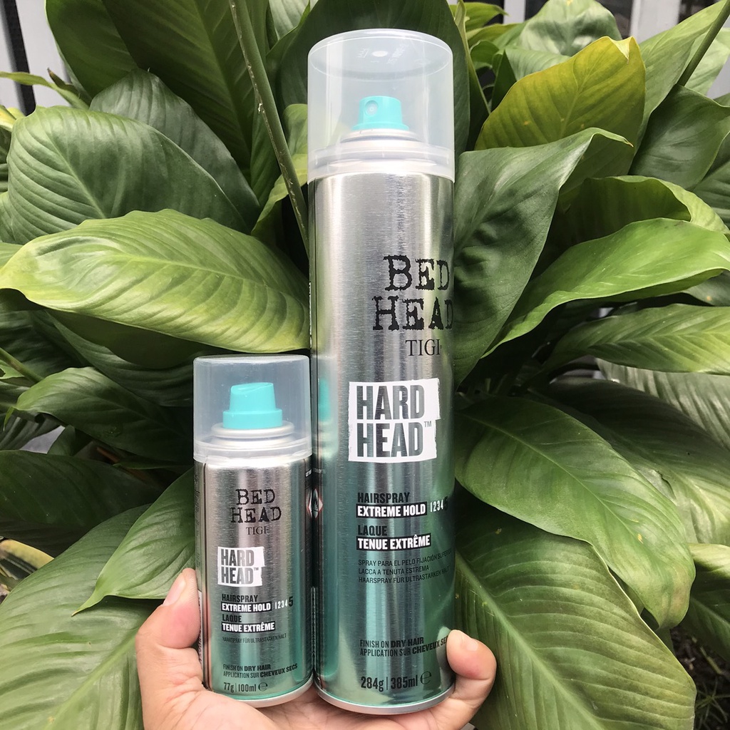 Xịt siêu cứng, giữ kiểu lâu bền Tigi Bed Head Hard Extreme Hold Hairspray 385ml *NEW* | Shopee ...
