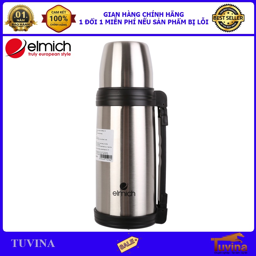 Bình Giữ Nhiệt Elmich Inox 304 Cao Cấp Thiết Kế 3 Lớp, Dung Tích 800ml / 1000ml EL-5208 / EL ...