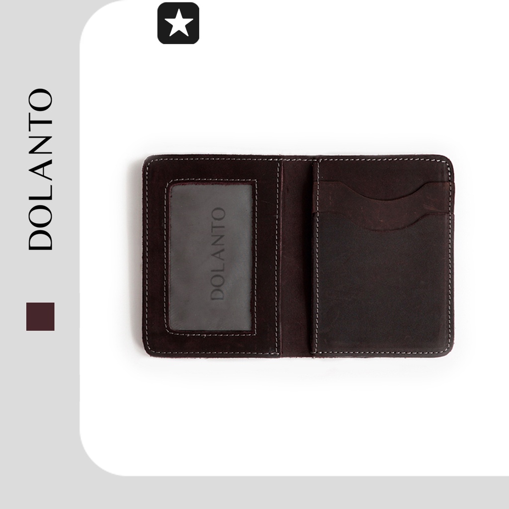 Bóp Da MORI Ngắn Gập Ví Da Sáp Nhập Khẩu Cao Cấp Chống Thấm Nước Unisex ...