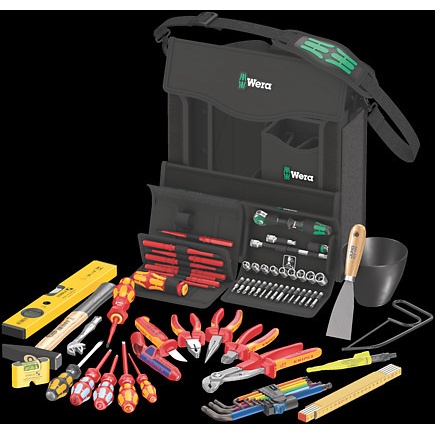 Bộ Dụng Cụ 05134025001 Wera 2go E 1 dành cho thợ điện 73 Chi Tiết ...