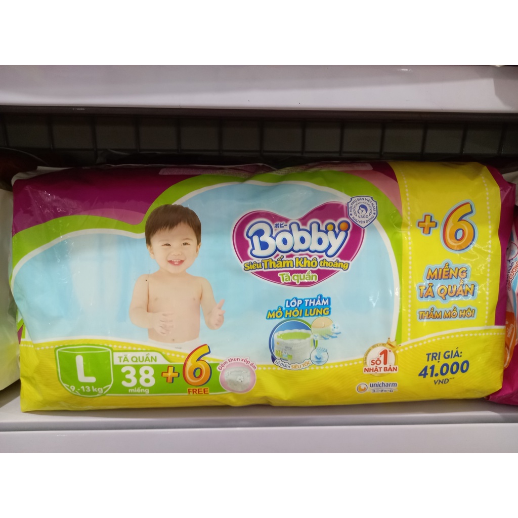 Bỉm Bobby, Tã Quần Bobby Đủ Size S20/ S24/ M18/ M22/ M42/ M62/ L16/ L38 ...