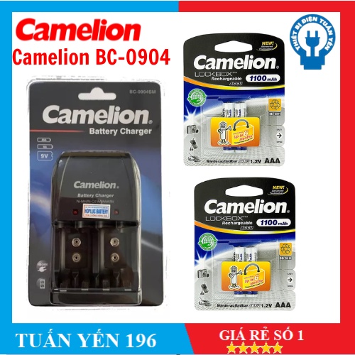 Máy Sạc pin Camelion BC-0904 sạc được pin AA/AAA/9V | Shopee Việt Nam