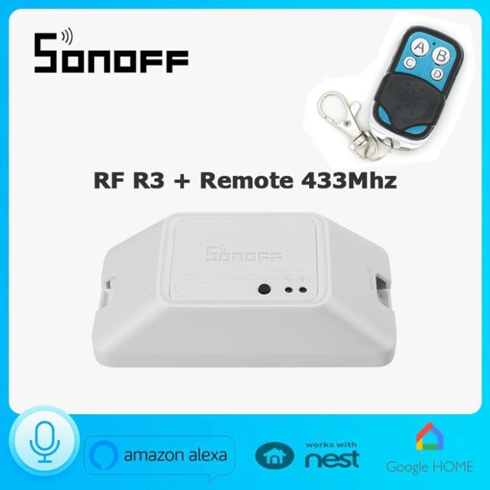 Sonoff Basic RF R3 công tắc wifi thông minh điều khiển từ xa qua điện ...