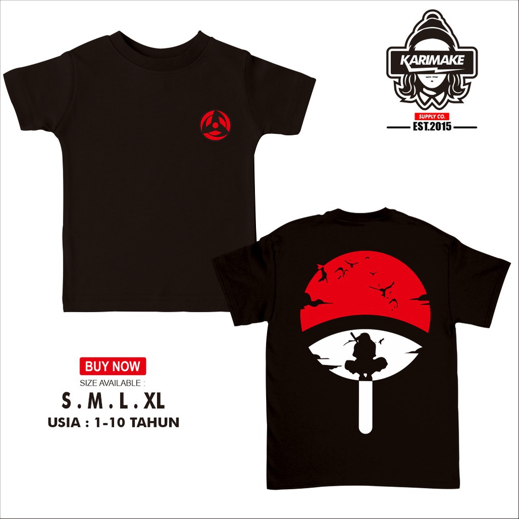 [Sale sập sàn] Áo phông Naruto Itachi Uchiha Anime - áo thun hình ...