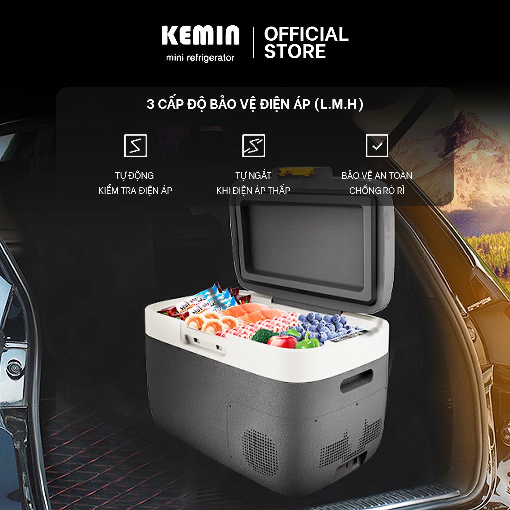 Tủ lạnh ô tô Kemin K20 - 20L Chính hãng - Làm đá siêu tốc | Shopee Việt Nam