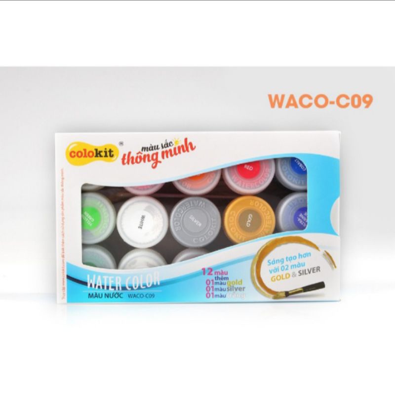 Bộ 15 hộp màu nước cao cấp colokit | Shopee Việt Nam