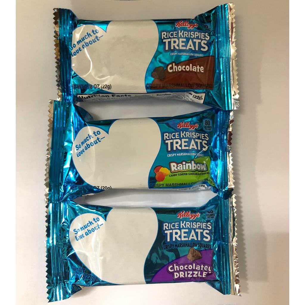 Bánh Cốm Gạo Giòn Xốp Kellogg's Rice Krispies Treats - Mỹ (Gói bán lẻ ...