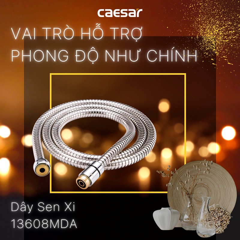 Dây Sen -Dây Xịt Inox 304 Caesar / Ferroli - Dài 1,5m / 1,2m - Hàng Chính Hãng - Bảo Hành 02 Năm ...
