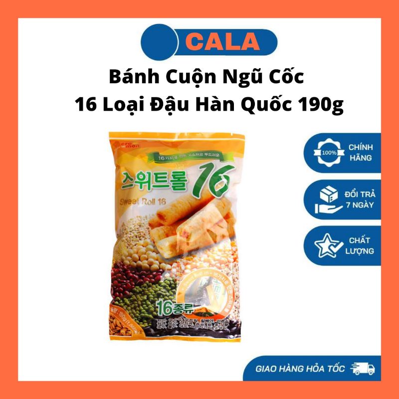 Bánh Cuộn Ngũ Cốc 16 Loại Đậu Hàn Quốc 190g | Shopee Việt Nam