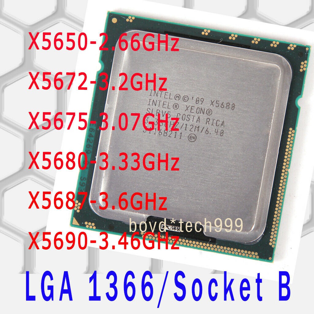 CPU Xeon X5570, X5660, W3565, W3580,E5640 ....Socket 1366 | Shopee Việt Nam