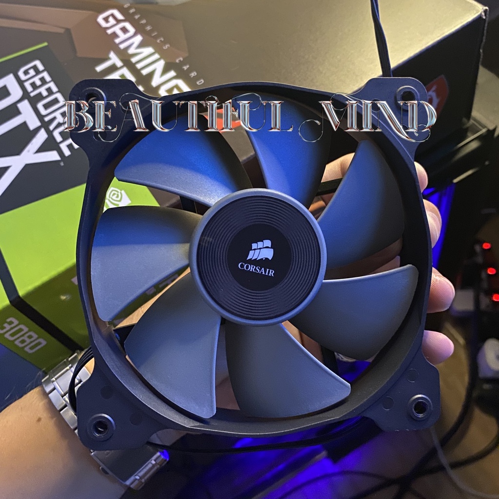 Quạt tản nhiệt fan case quạt rad Corsair 120x25mm 12cm Fan 31-000403 ...