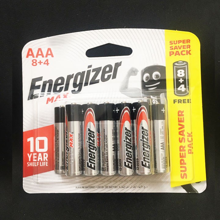 ( Vỉ 12 Viên ) Pin AA , AAA - Pin Energizer 1,5V Siêu Bền Siêu Tiết ...