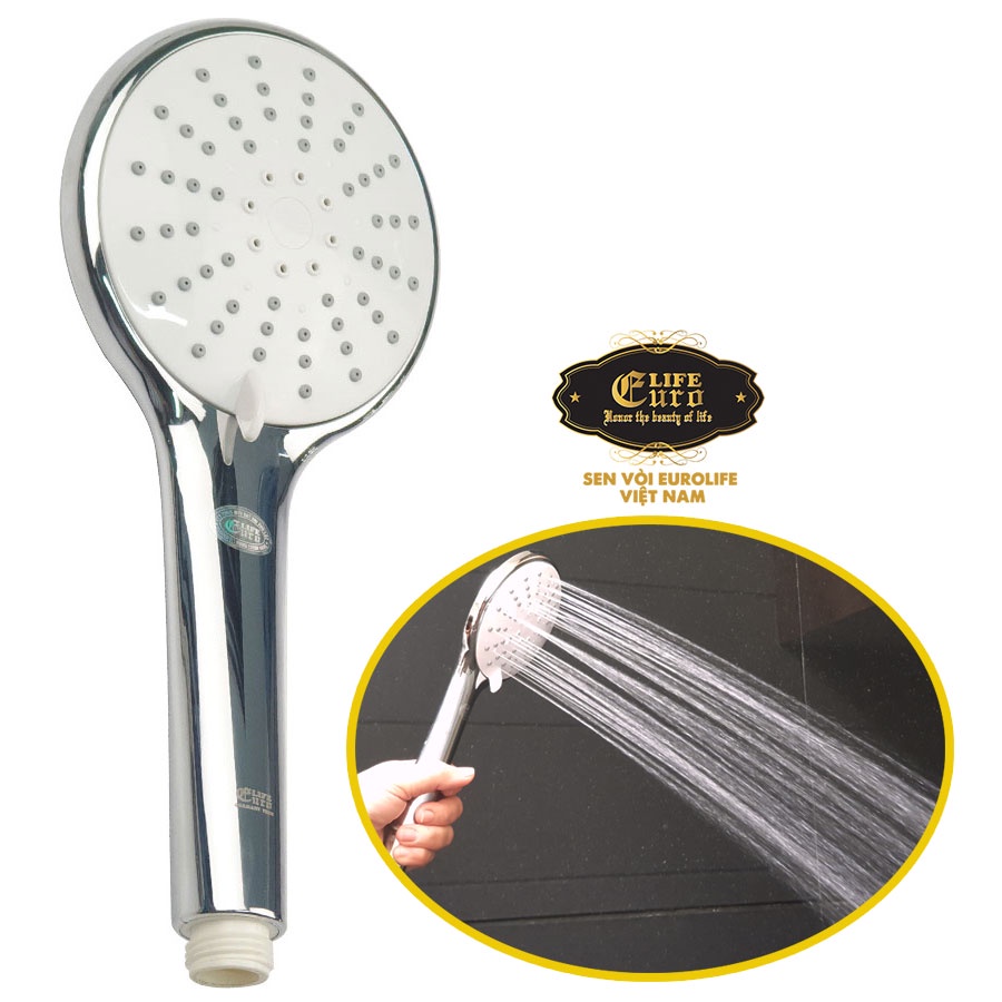 Tay sen 3 chế độ chảy chất liệu nhựa ABS mạ Chrome bóng sáng Eurolife ...