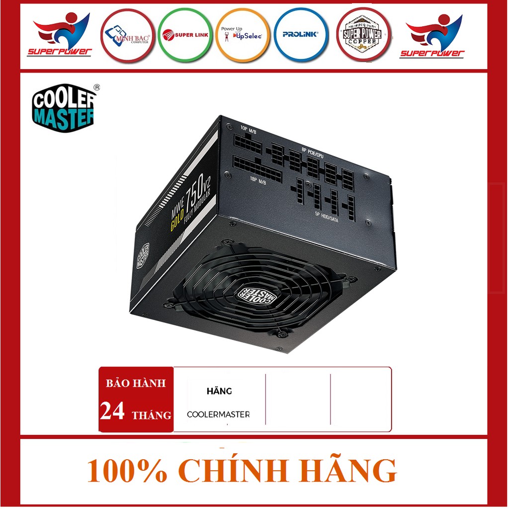 Nguồn máy tính Cooler Master MWE GOLD 750 - V2 Fully modular - Hàng chính hãng | Shopee Việt Nam