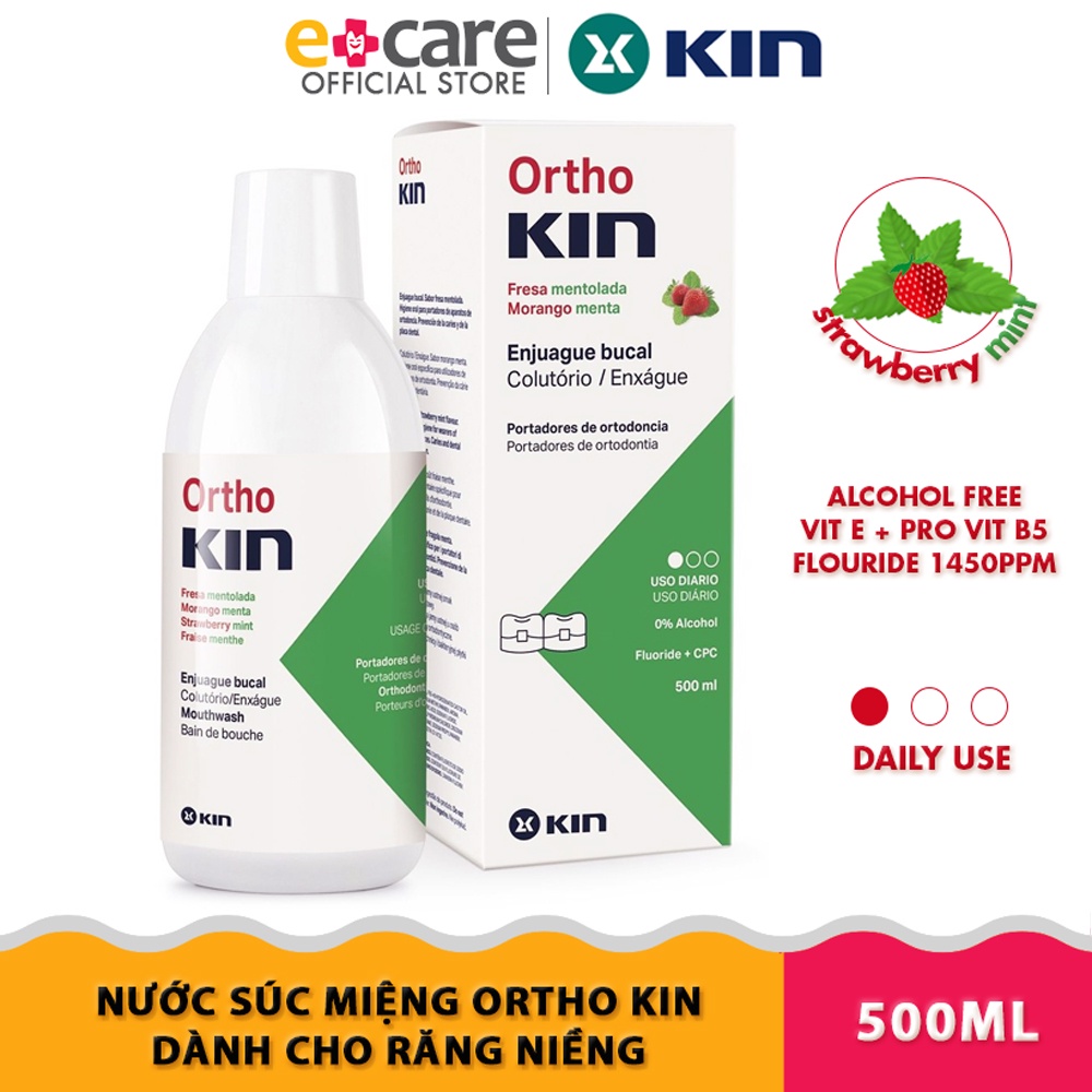 Nước súc miệng Ortho Kin cho răng niềng 500ml | Shopee Việt Nam