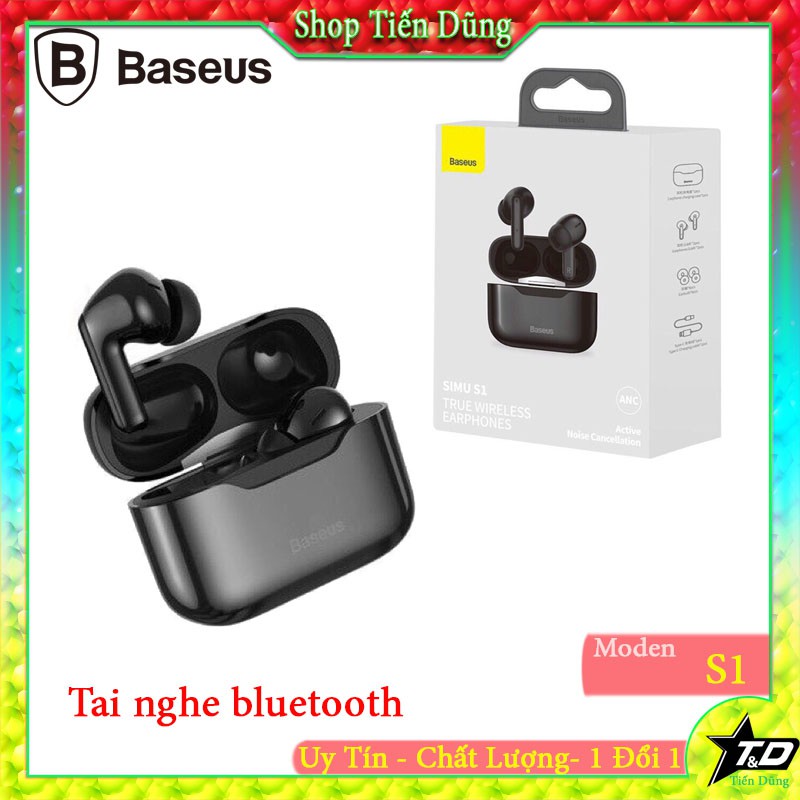 Tai nghe bluetooth không dây Baseus S1/ S1 pro hàng chất lượng bản SMIU ...