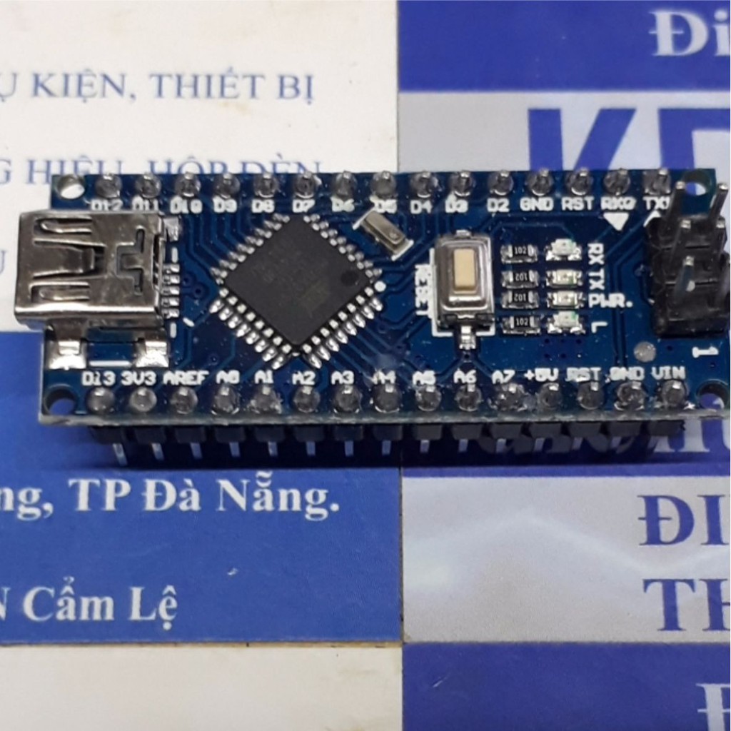 Kit thực hành, Kit phát triển, Kit thí nghiệm Arduino NANO V3.0 AVR ATMEGA328P, SMD CH340 + cáp ...