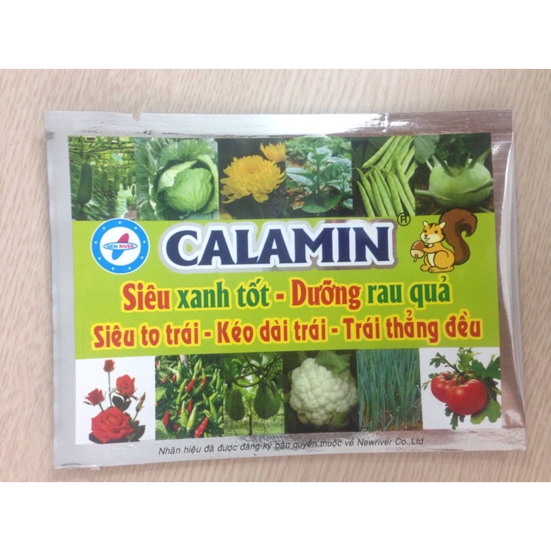 PHÂN BÓN CALAMIN SUPER SIÊU XANH GÓI 50GR - NẢY MẦM, RA LÁ ( combo 20 ...