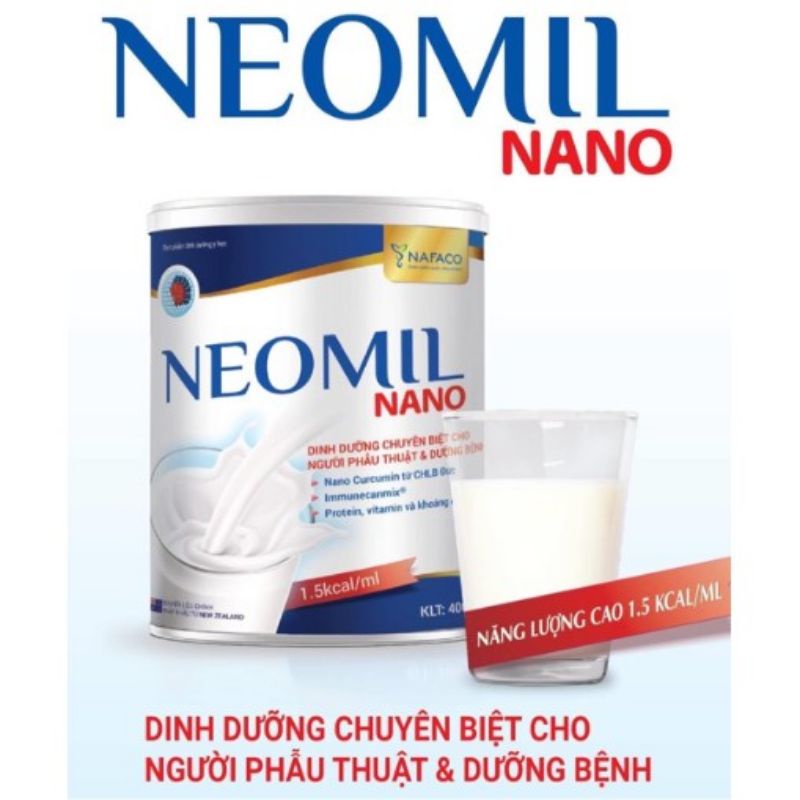 Sữa bột dinh dưỡng NEOMIL Nano curcumin hộp 400g | Shopee Việt Nam