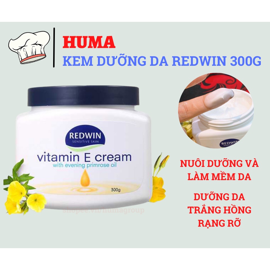 Kem dưỡng da mềm mịn Vitamin E Úc Redwin Cream 300g | Shopee Việt Nam