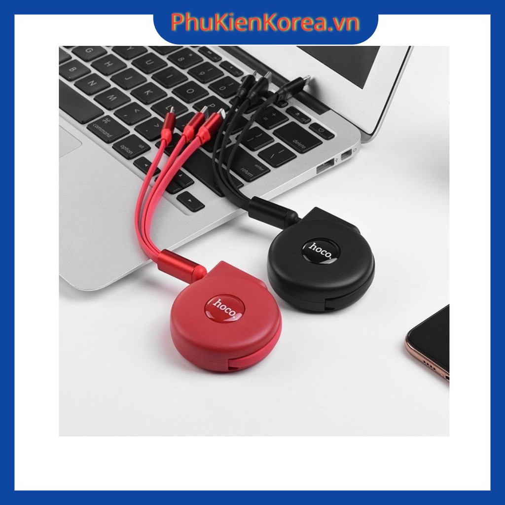 Cáp Sạc Nhanh Hoco U50 2A 3 Đầu Chính Hãng Giá Rẻ | Shopee Việt Nam
