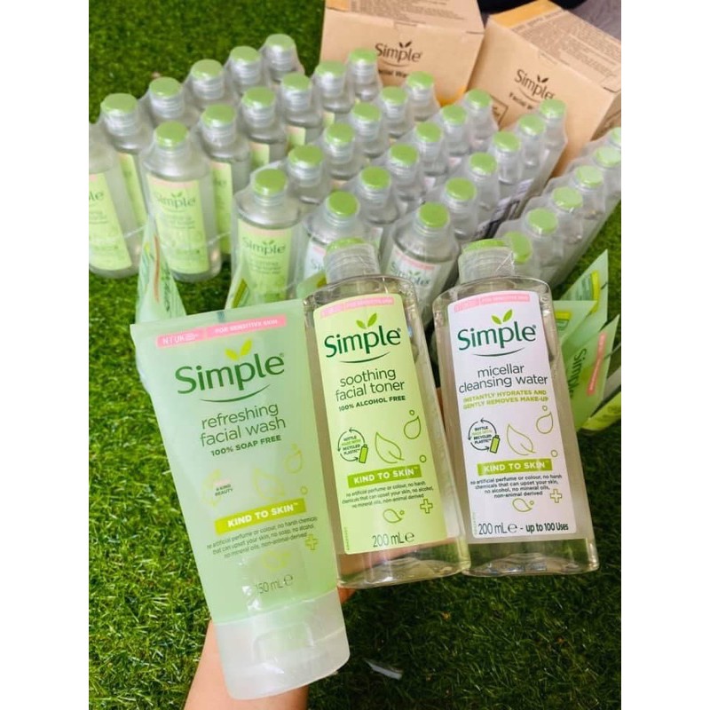 nước hoa hồng Simple cho mọi loại da | Shopee Việt Nam
