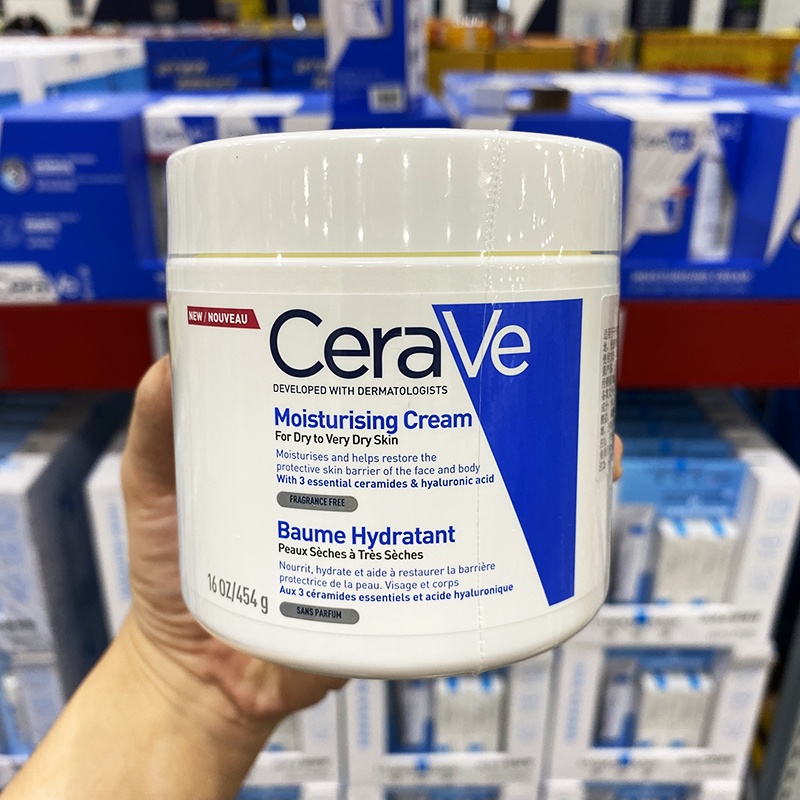 【💯Hàng thật】Kem dưỡng ẩm CeraVe Moisturizing Cream 340g - 454g | Shopee ...