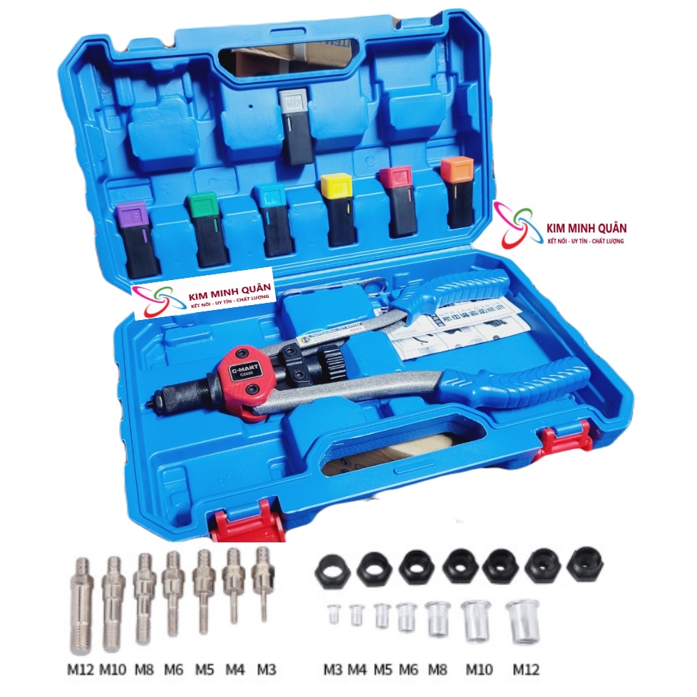 Kìm Rút Rive Đinh Tán Ren Ecu Cao Cấp M3 ~ M12 C0222 New CMART | Shopee ...