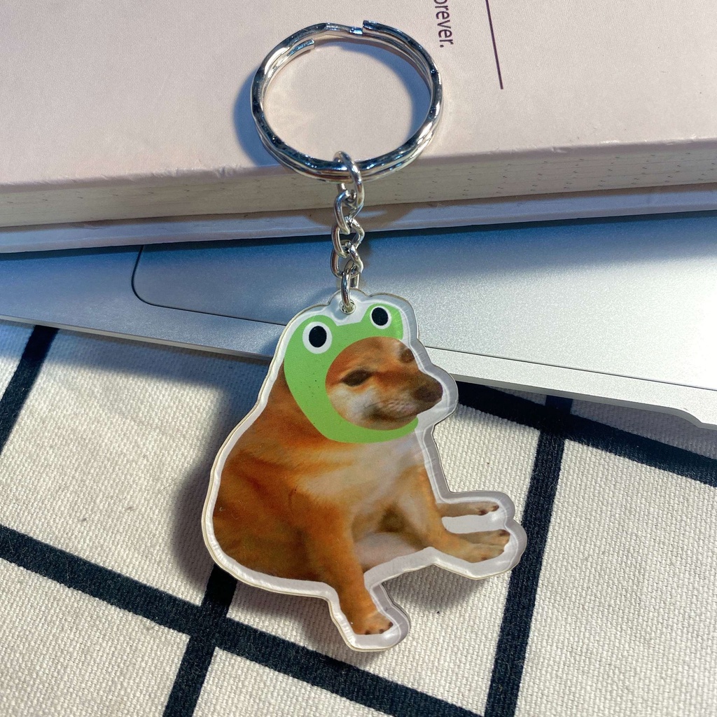 Móc khóa cheems meme shiba inu phong cách hài hước nhiều nhân vật treo ...