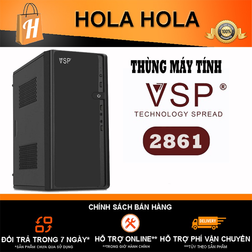 [Mã SKAMSALE03 giảm 10% đơn 200k] Thùng Máy Tính Case VSP 2861 (mATX) (KHT) | Shopee Việt Nam
