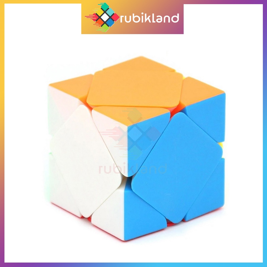 Rubik Half Bright Stickerless 2x2 3x3 4x4 5x5 Pyraminx Megaminx Không ...